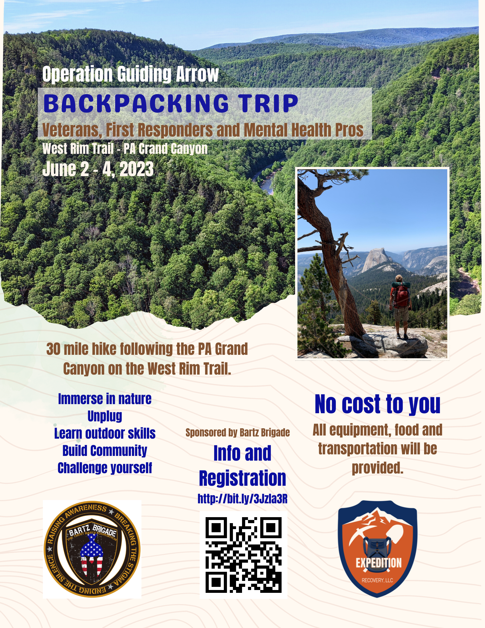 Veteran's Backpacking Trip - Bartz Brigade the Trent Bartz Foundation